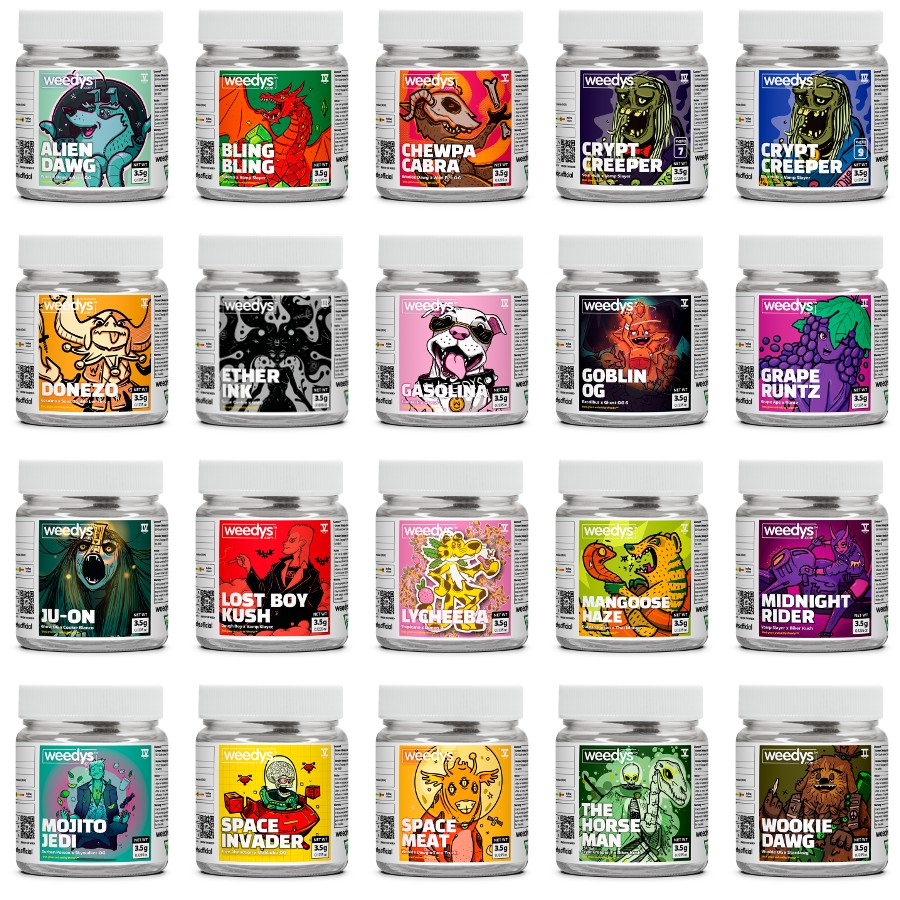 Max Pack: 20 Strains, 20 Eighths - Ultimate Cannabis Sampler