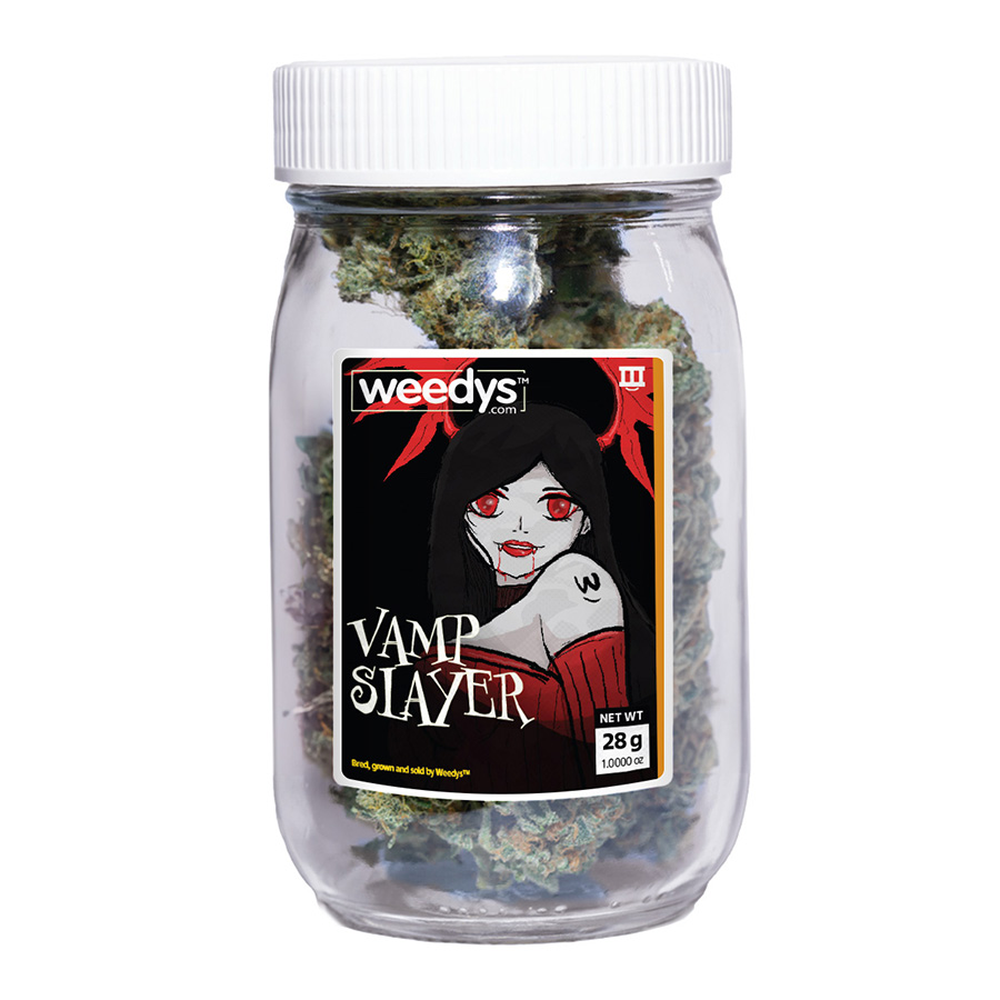 Vamp Slayer Stash Jar - Weedys